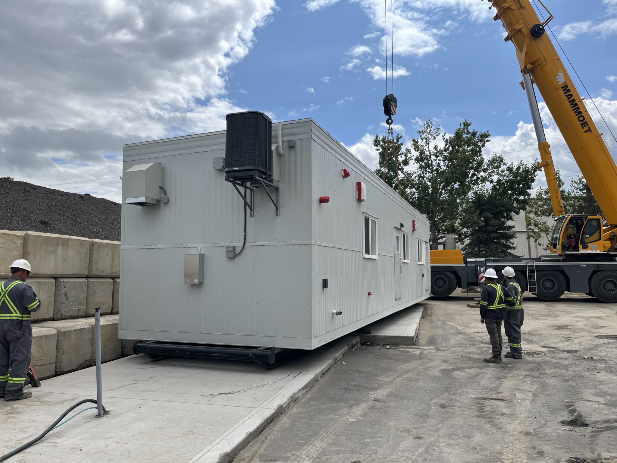 Custom Skidded Lab Building | ROC Modular | Calgary, AB